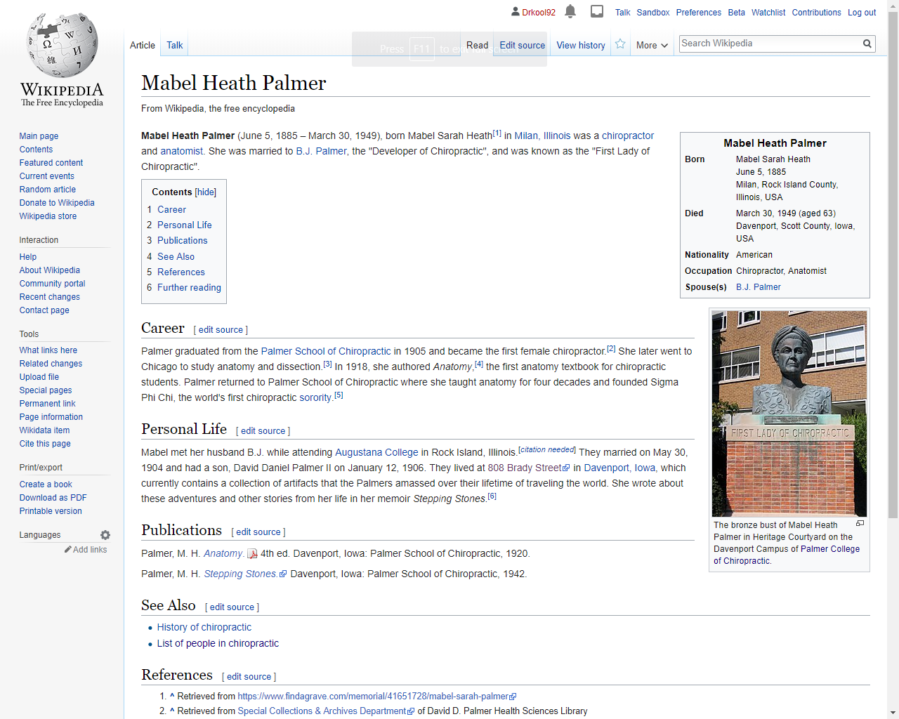 Women (of Anatomy) on Wikipedia – Mastering Clinical Anatomy